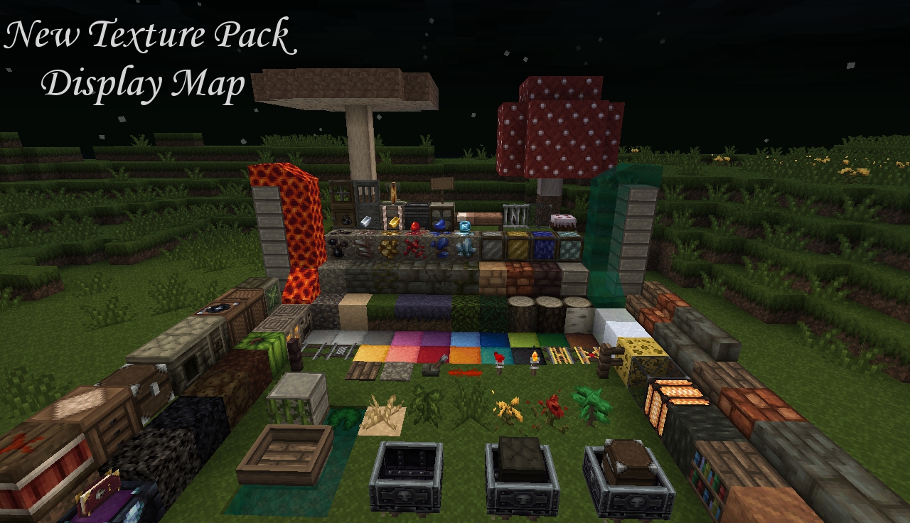 The New Texture Pack Display Map Minecraft Map
